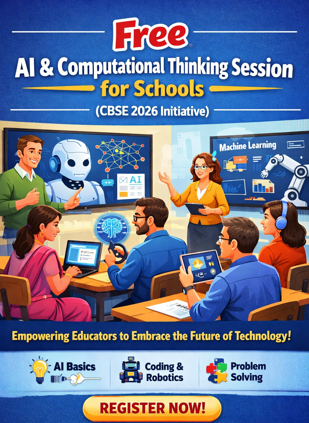 Computational Thinking and Artificial Intelligence for CBSE